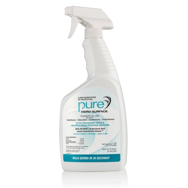 Pure Hard Surface Disinfectant Pure 32oz spray/ 12 per case Pure-32oz | Zoro